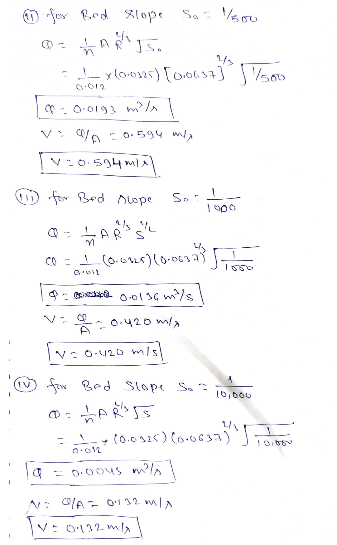 Solved: Objectives: 1. Understand Manning equation 2. Calculate the ... Solved: Objectives: 1. Understand Manning equation 2. Calculate the ...