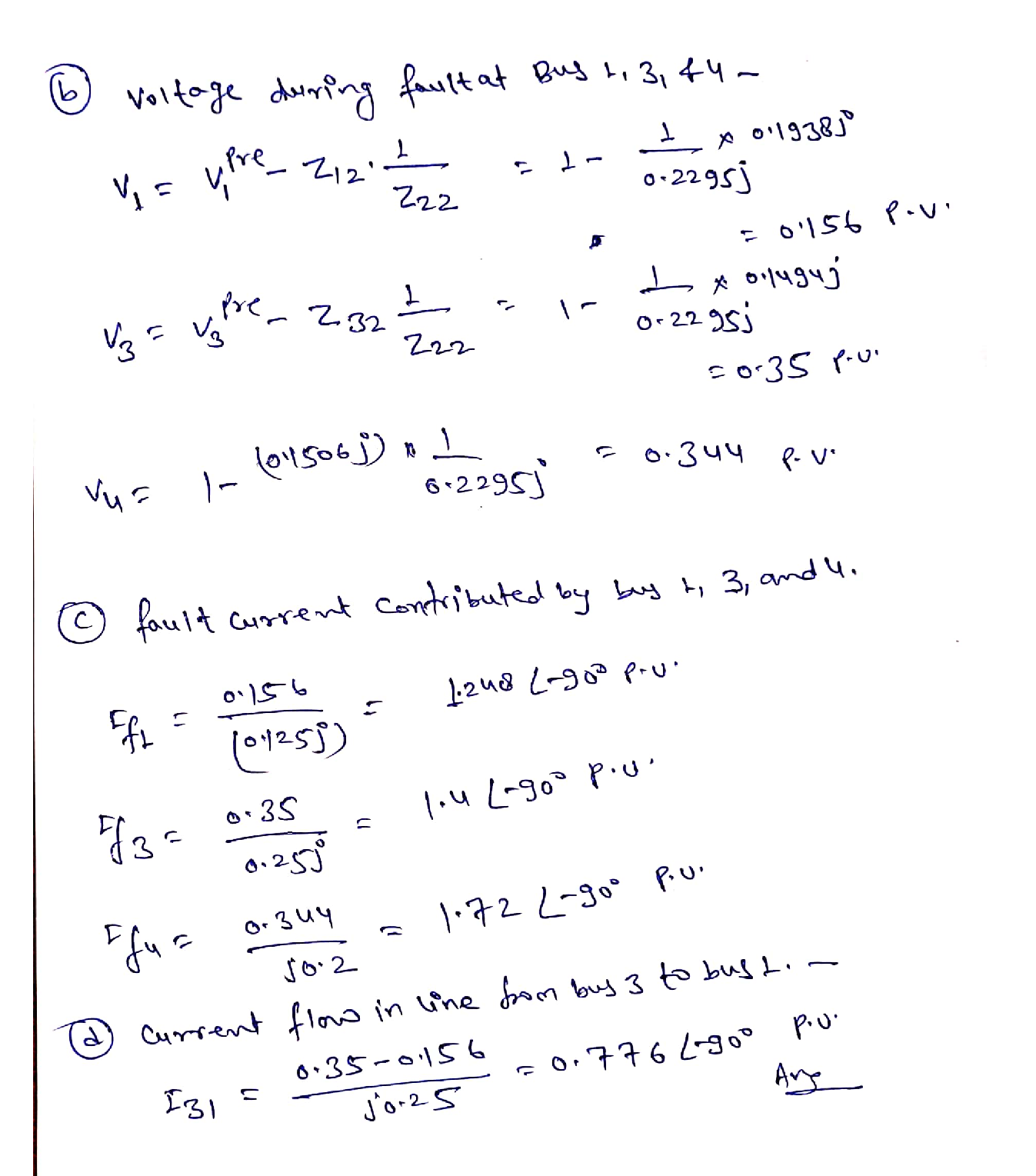 Solved: A single-line diagram of a 4-bus system is shown in Figure 1. Let a t - TutorBin