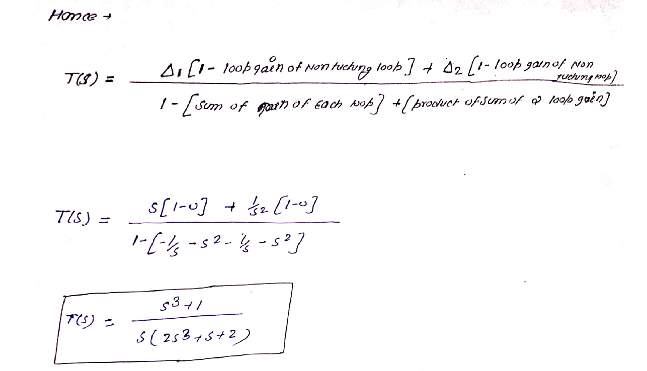 Solved: 20. Use Mason's rule to find the transfer function of Figure 5. ...