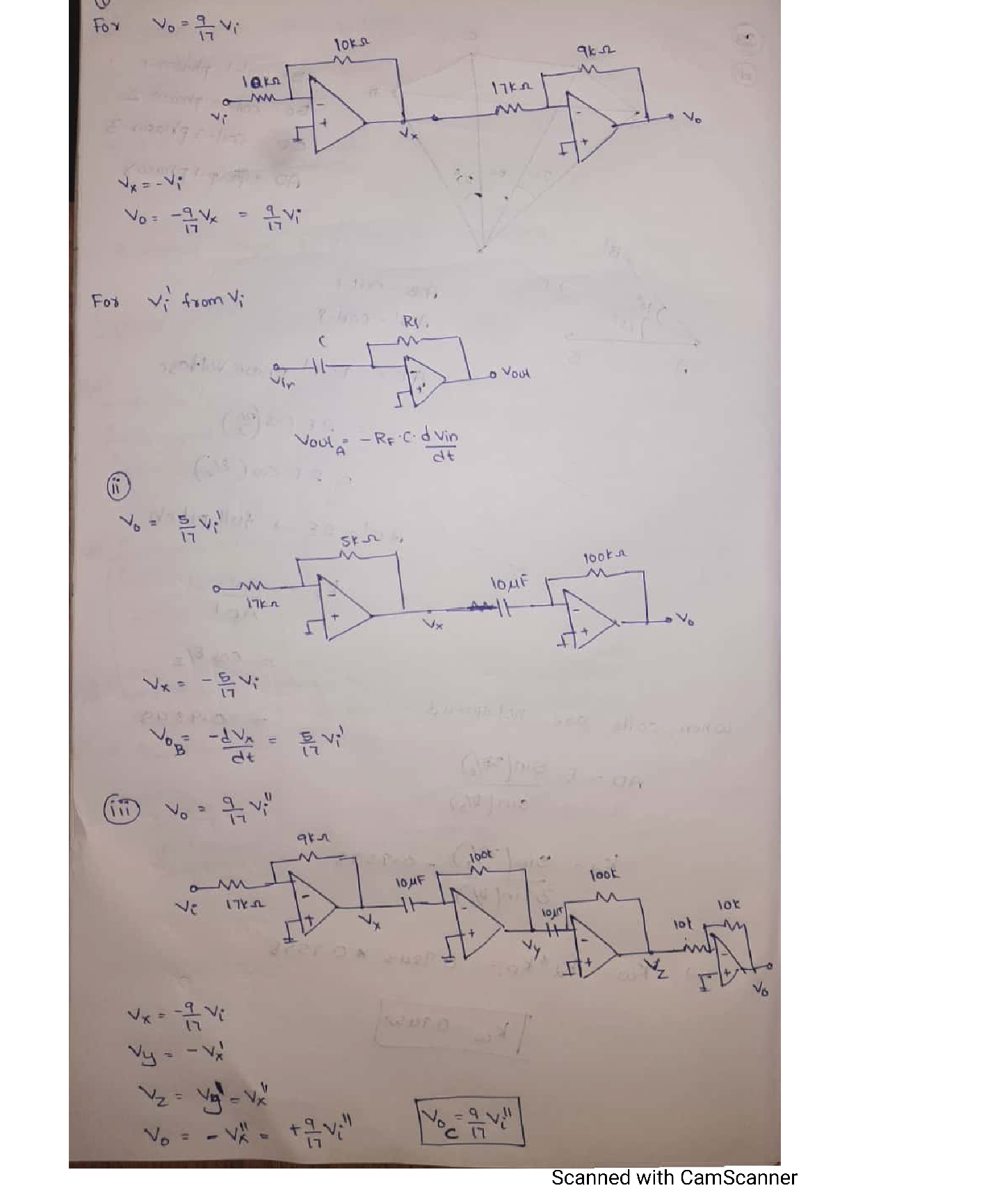 Solved: 1) Design equation:an op-amp circuit that solves the following differ - TutorBin