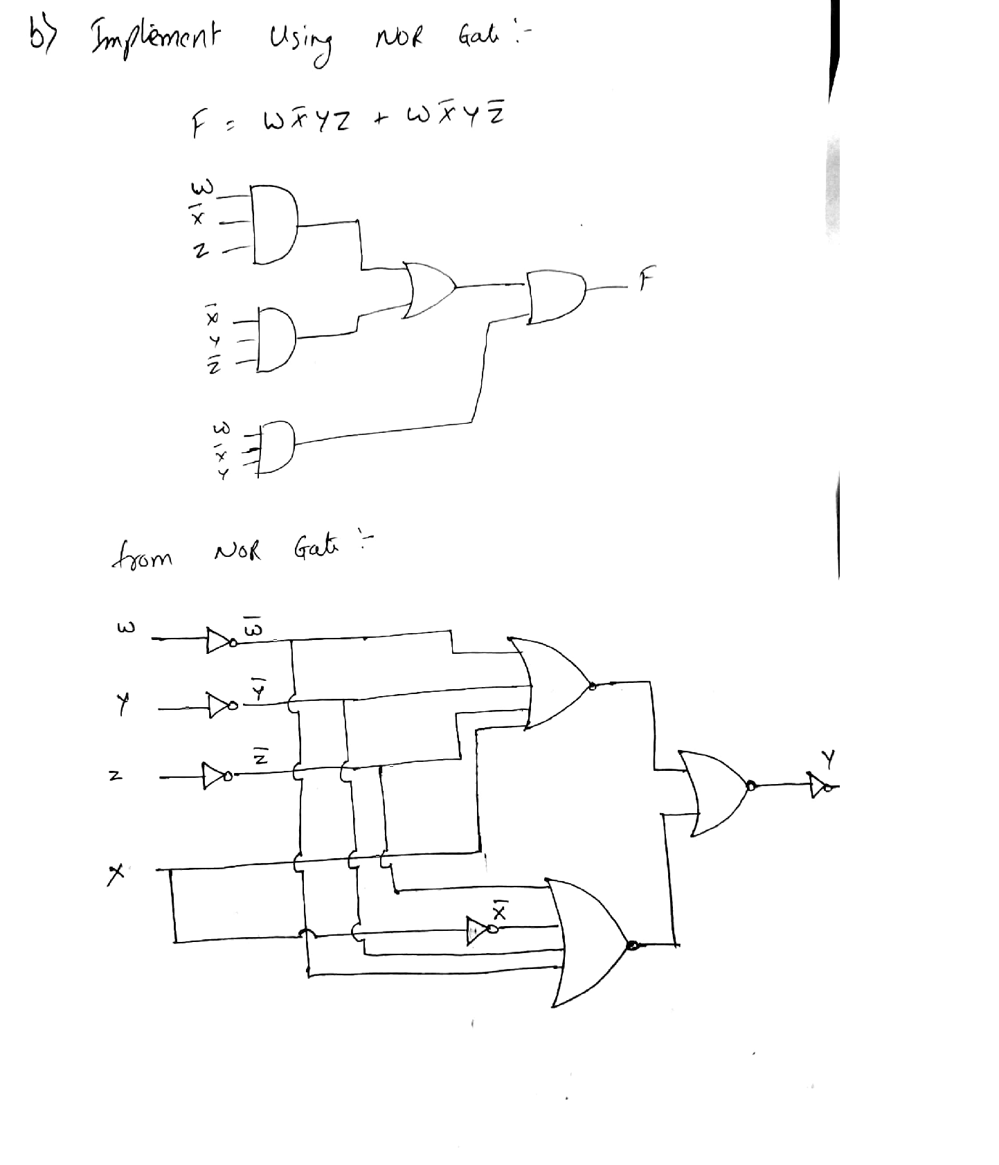 Solved: 6. Consider the following multi-level combinational logic circuits. ( - TutorBin