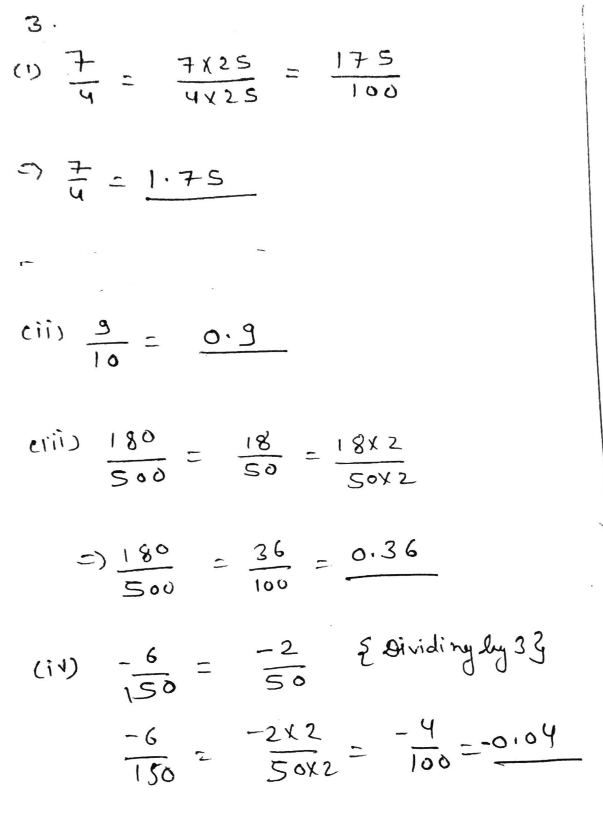solved-write-the-fractions-in-decimals-without-using-a-calculator-7-4
