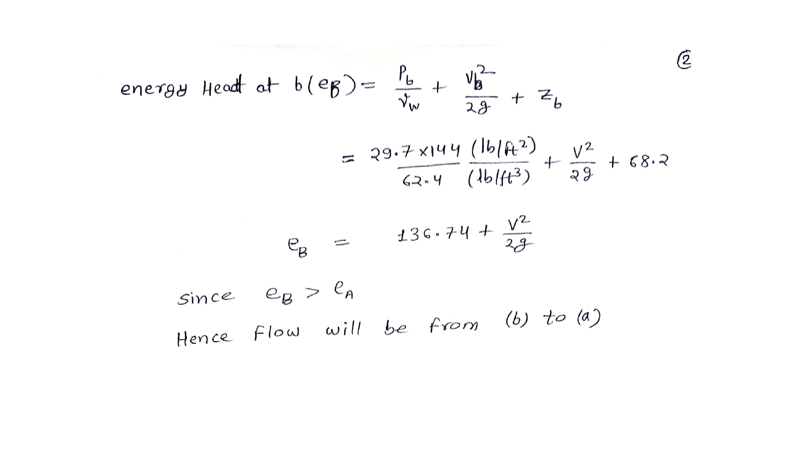 Solved: 2. Water flows in a constant diameter pipe with the following ... Solved: 2. Water flows in a constant diameter pipe with the following ...