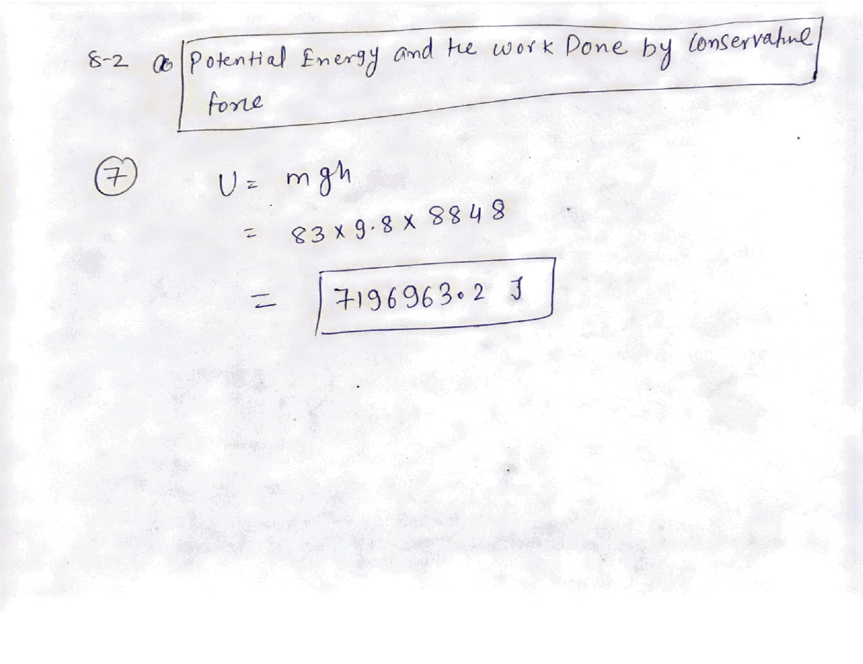 Solved 7 Find The Gravitational Potential Energy Of An 83 kg Person solved-7-find-the-gravitational-potential-energy-of-an-83-kg-person